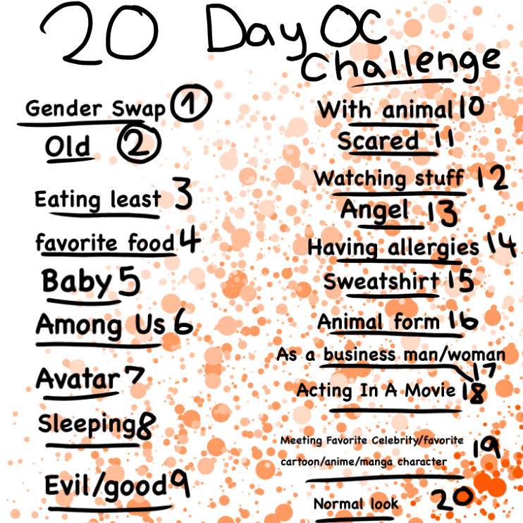 I made a 20 day oc challenge - ibisPaint