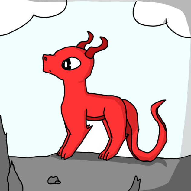 red dragon - ibisPaint