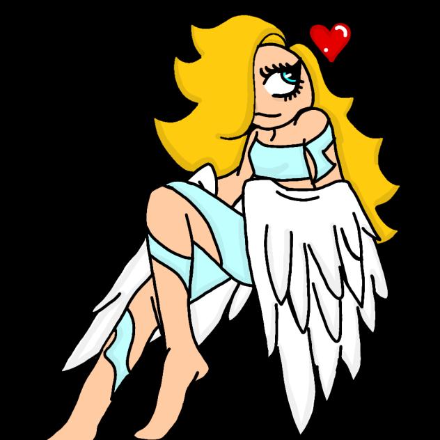 She's an angel from above. - ibisPaint