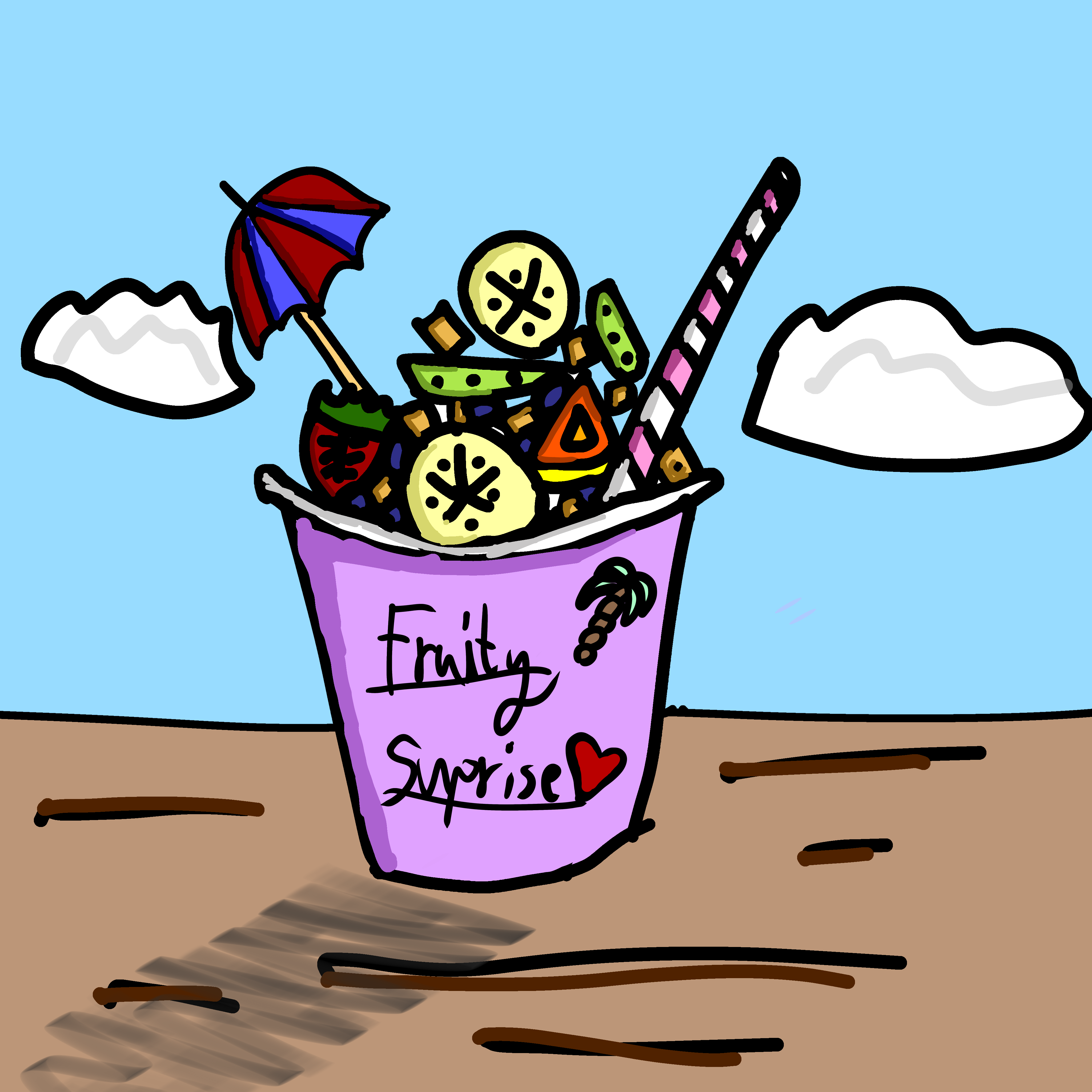 Fruity suprise ️🍃🍀 - ibisPaint