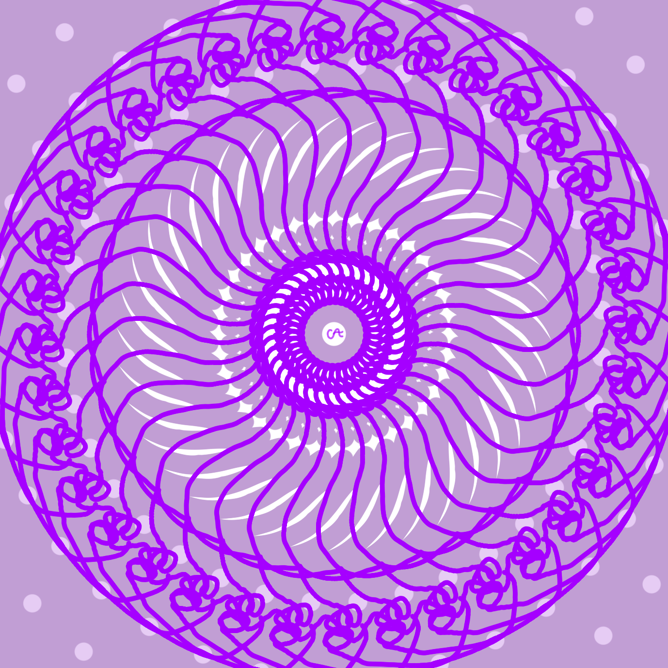 Violet Twirl - ibisPaint