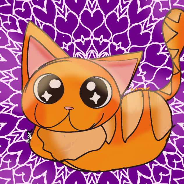 my art 'da cat' - ibisPaint