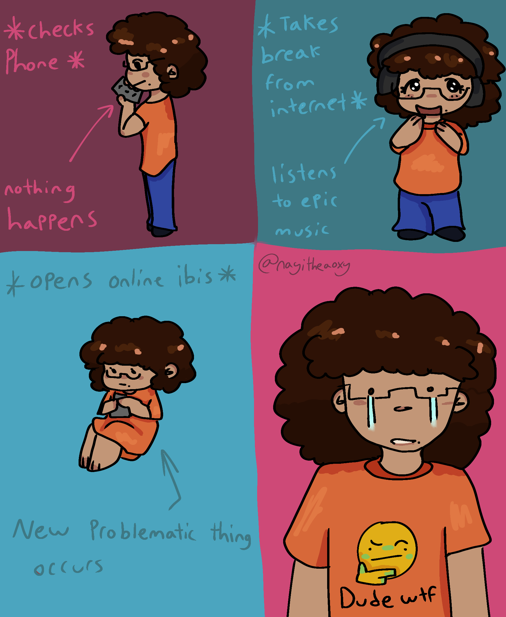 dude calm down - ibisPaint