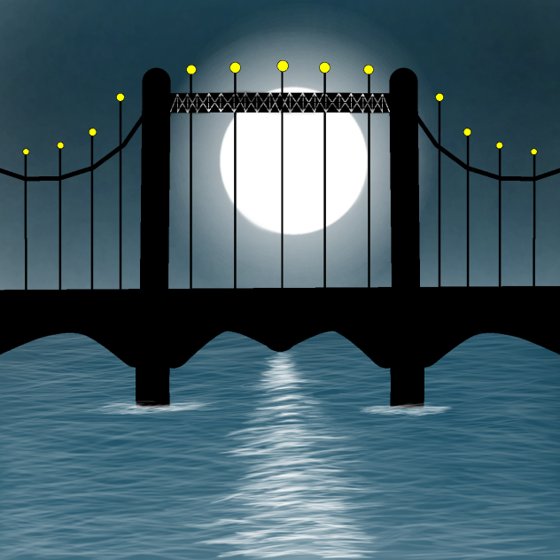 sea bridge - ibisPaint