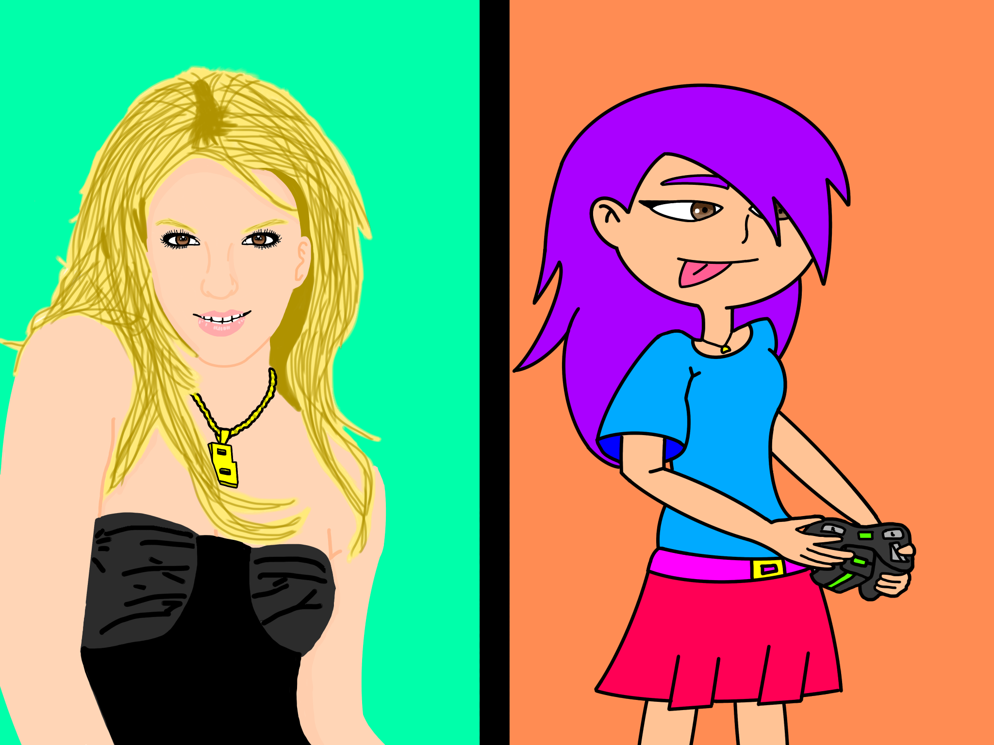 Britney Spear and Grace - ibisPaint