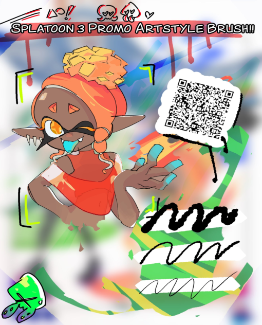 splatoon 3 brush! - ibisPaint