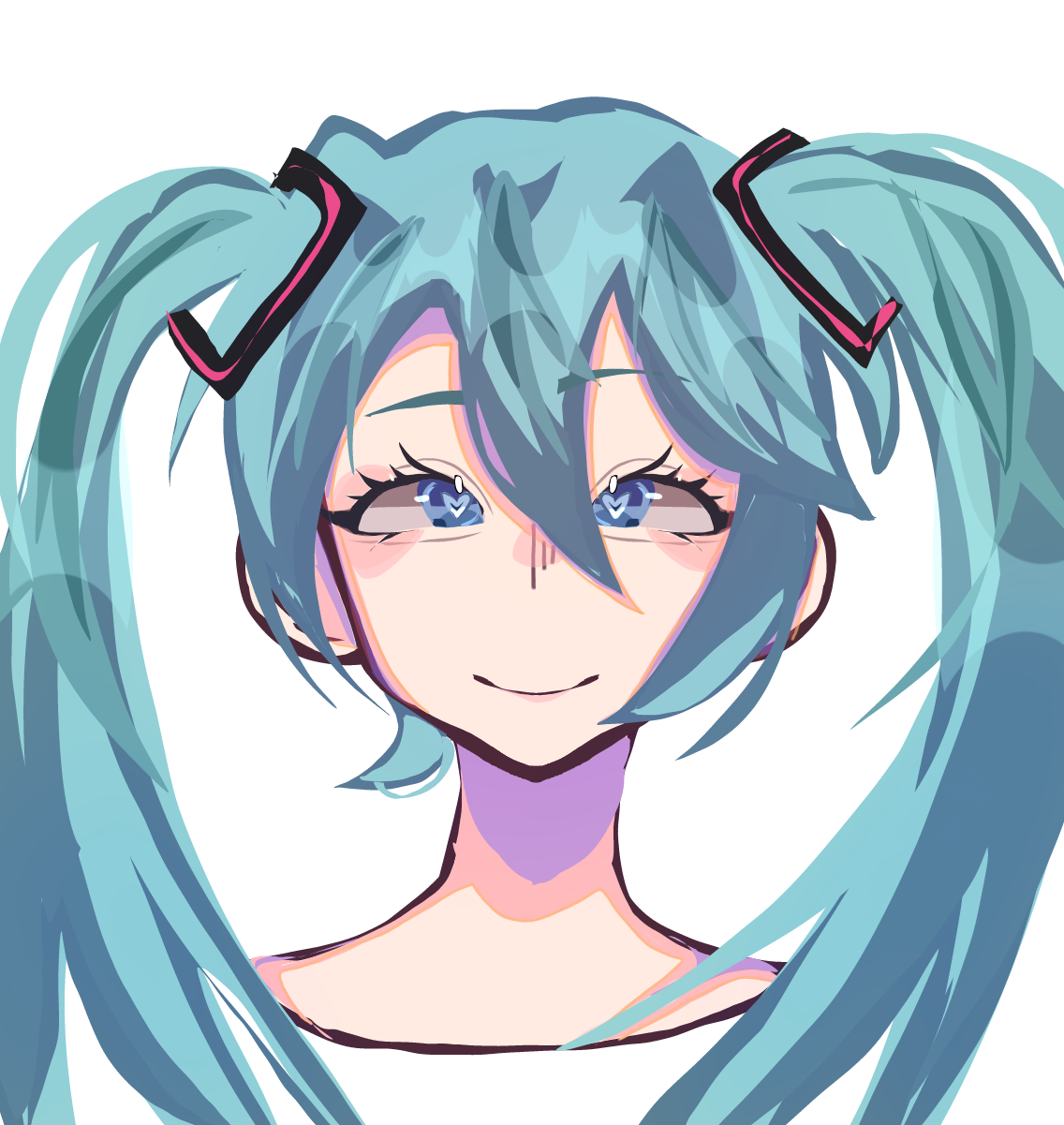 Lasso fill miku! - ibisPaint