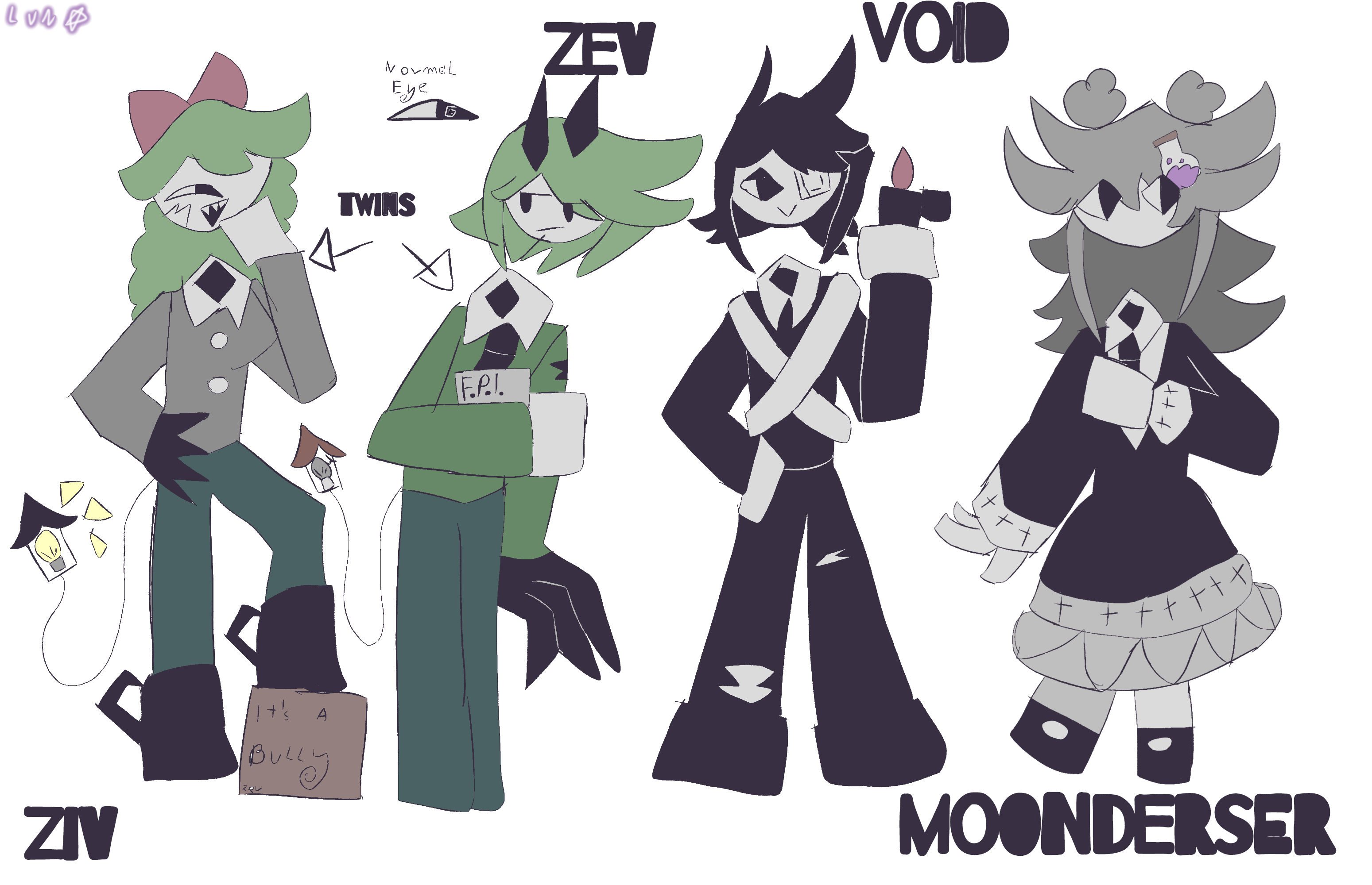 students oc's ;3 - ibisPaint