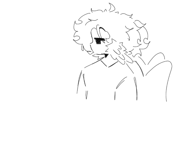 hair flow animation test - ibisPaint