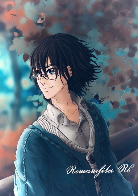 A handsome man in a forest2 - ibisPaint
