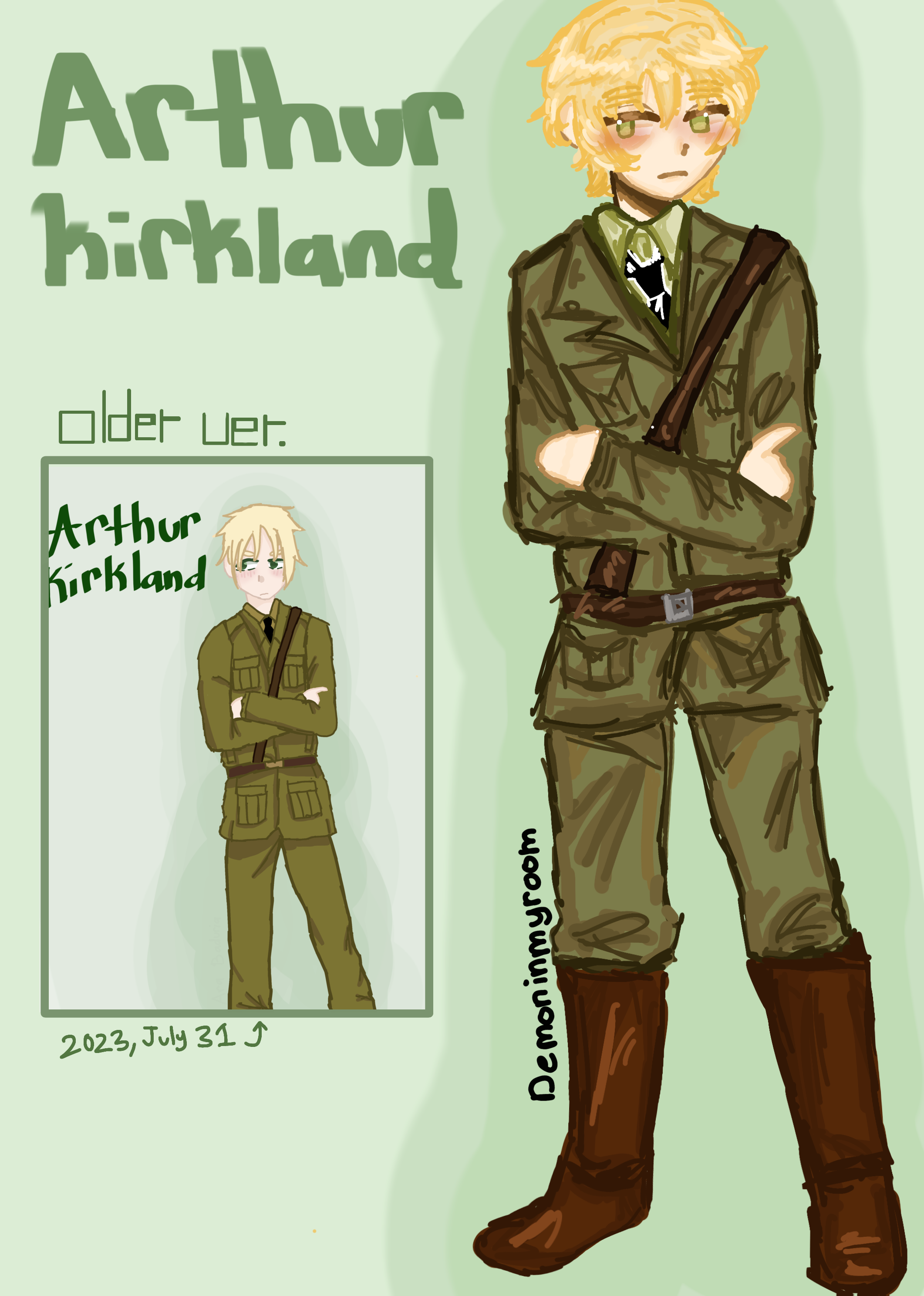 Arthur Kirkland drawing recreation!! - ibisPaint