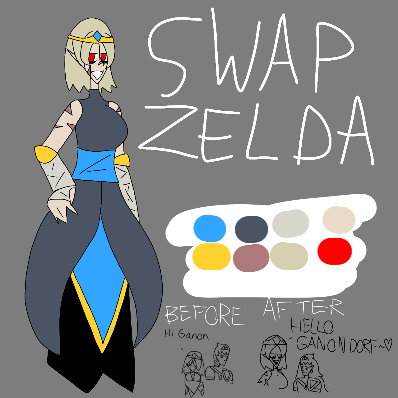 Swap Zelda - ibisPaint
