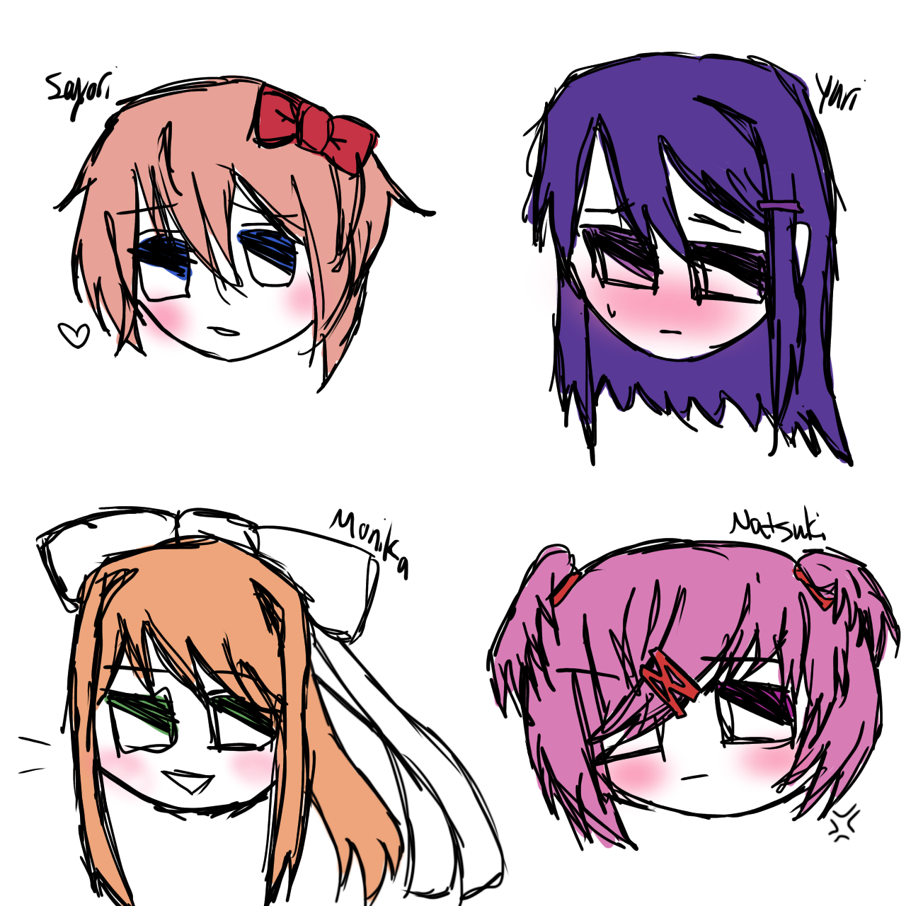 Doki Doki literature club chibi - ibisPaint