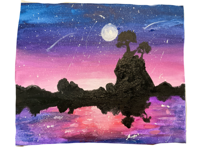 When the sun goes down - ibisPaint