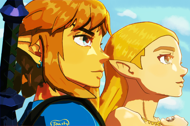 Zelda and Link fanart - ibisPaint