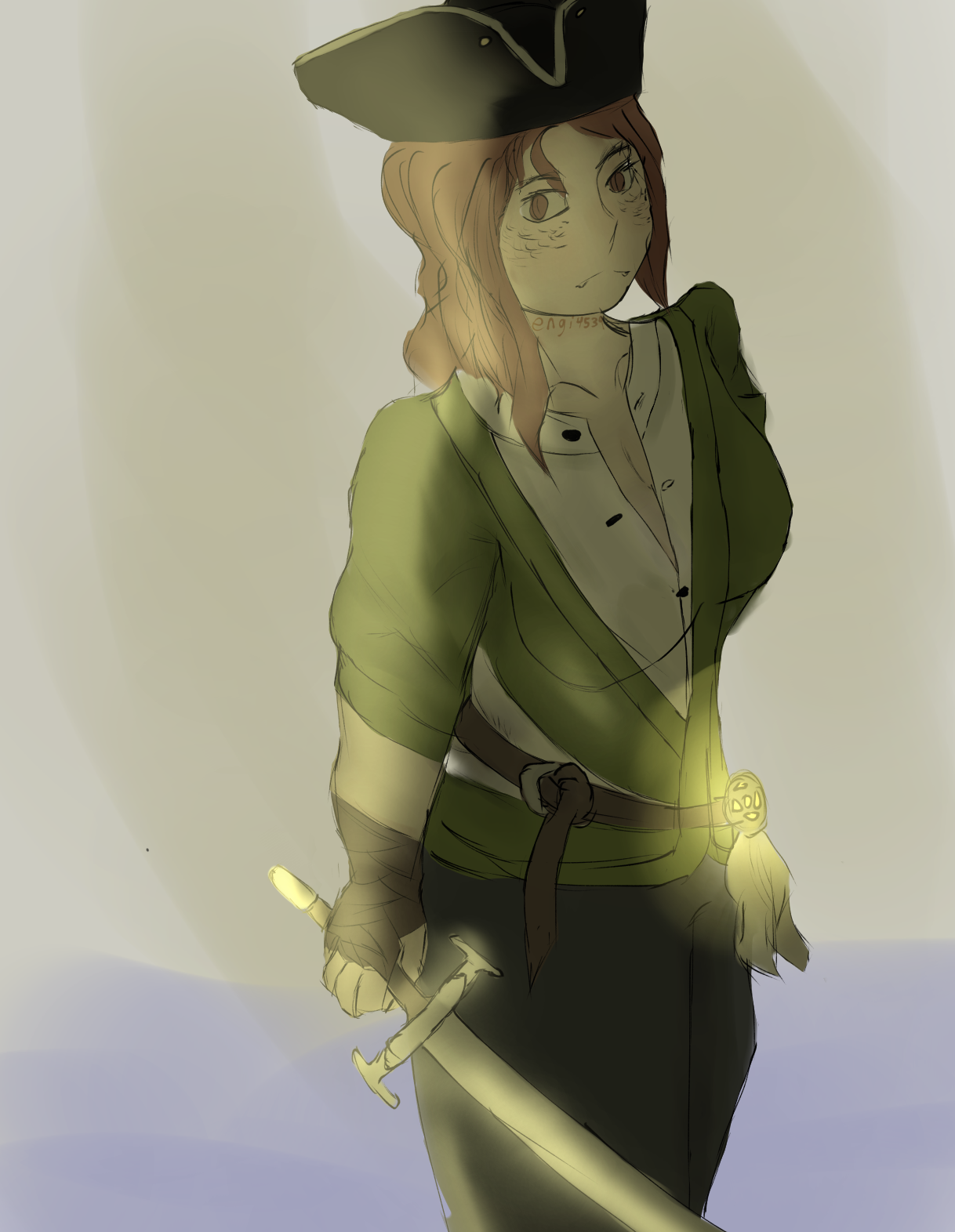 Pirate Snake Person - ibisPaint