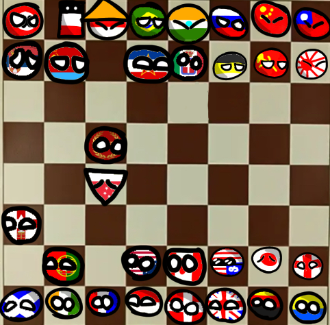 Countryballs Chess - ibisPaint