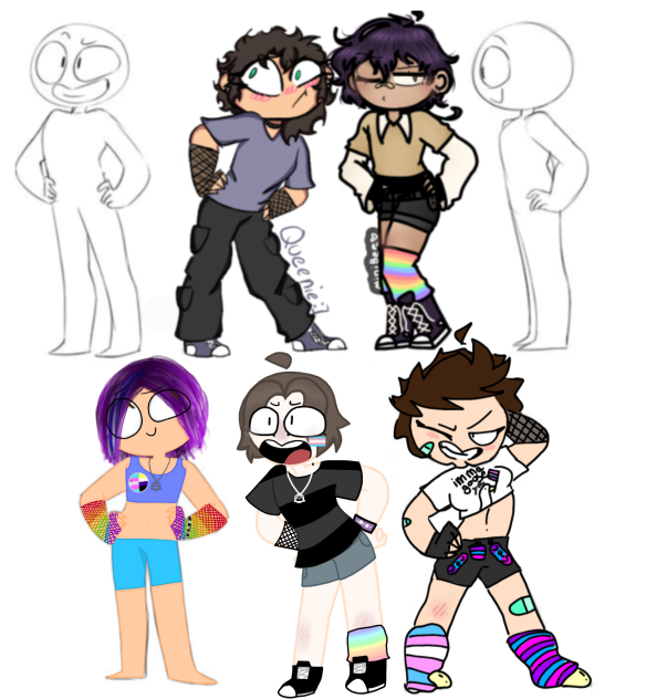 Pose collab - ibisPaint