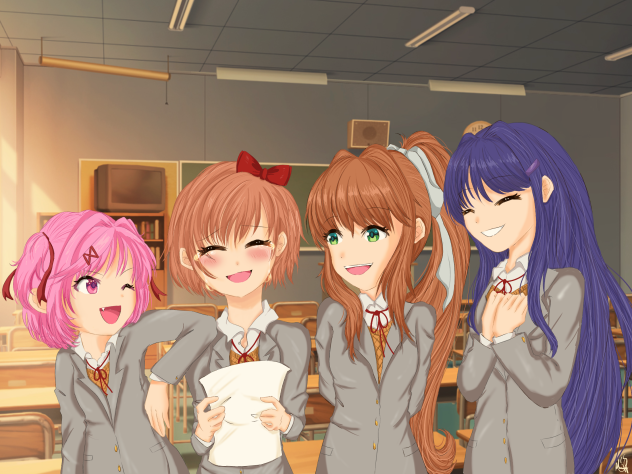 Doki Doki Literature Club - ibisPaint
