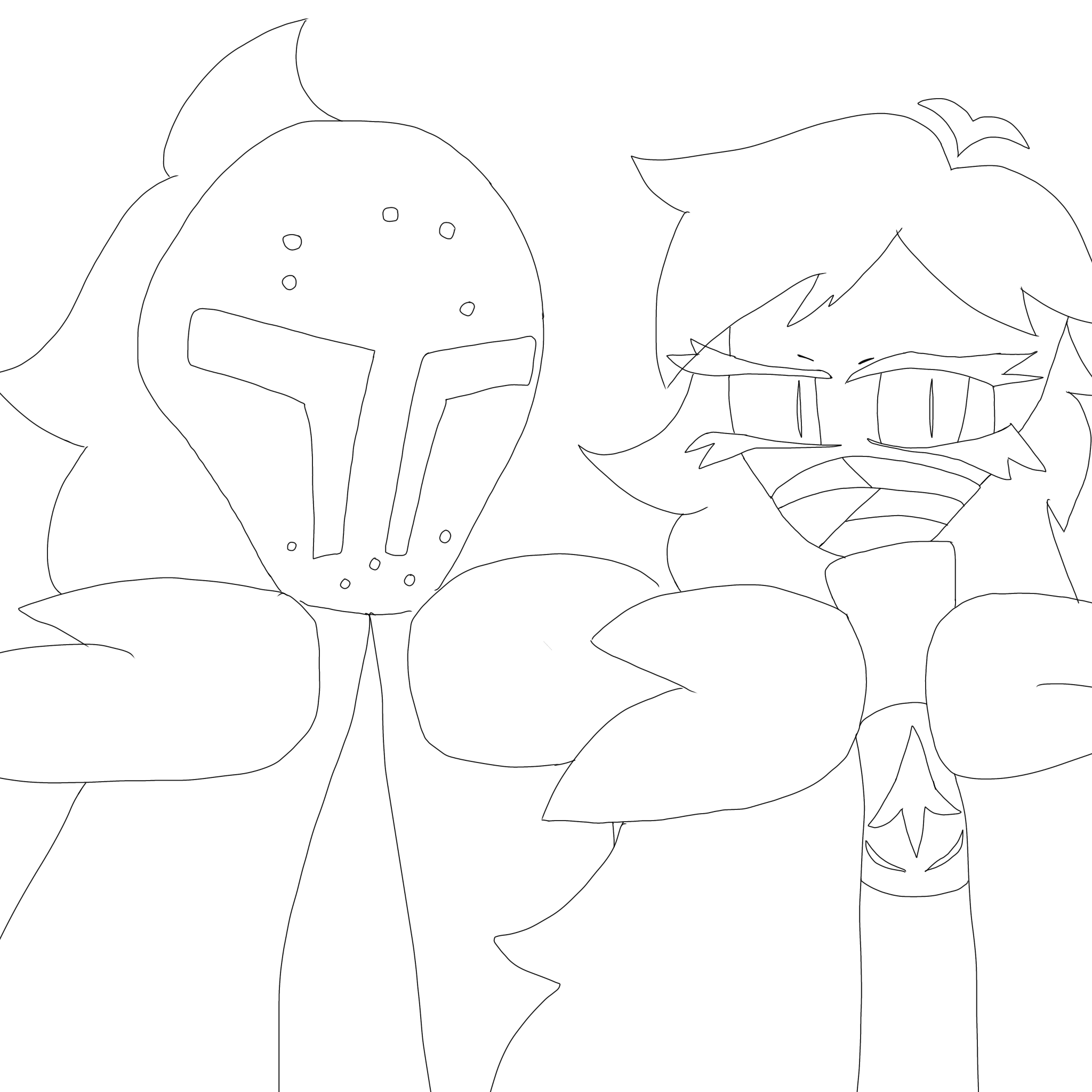 silent salt cookie as a human - ibisPaint