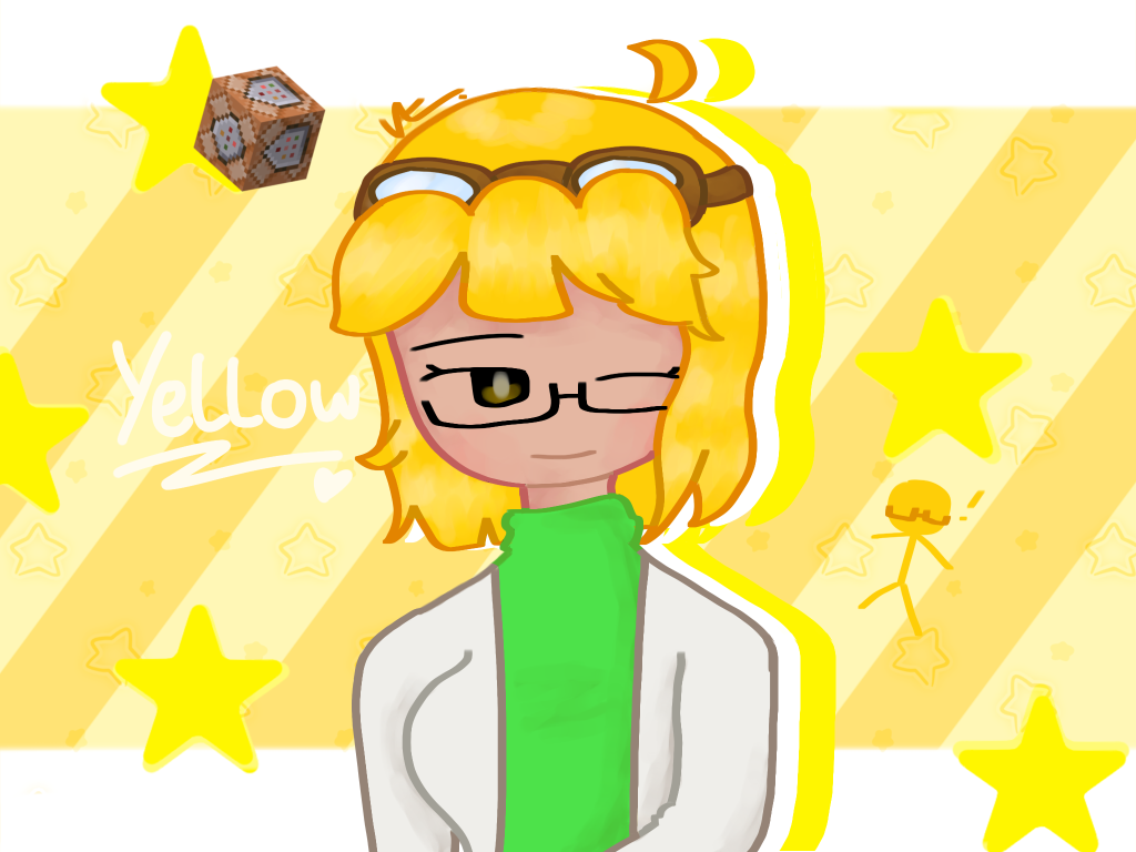 Yellow [[Alan Becker]] - ibisPaint