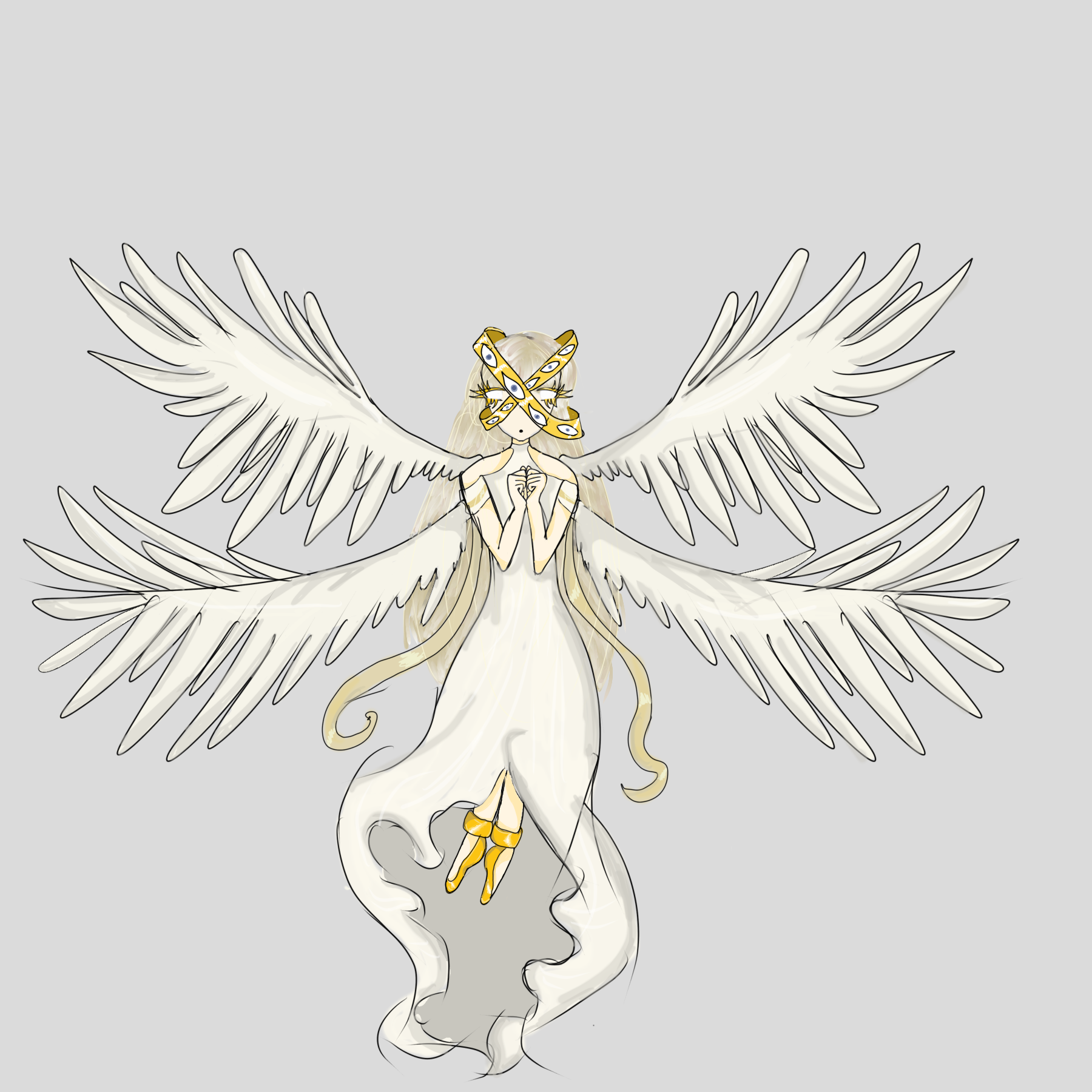 She is a guardian angel 😇 - ibisPaint