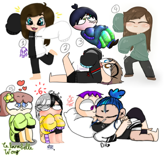 Sweaters collab complete - ibisPaint