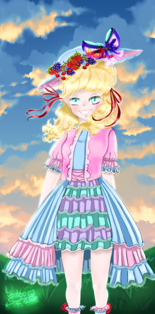 French girl - ibisPaint