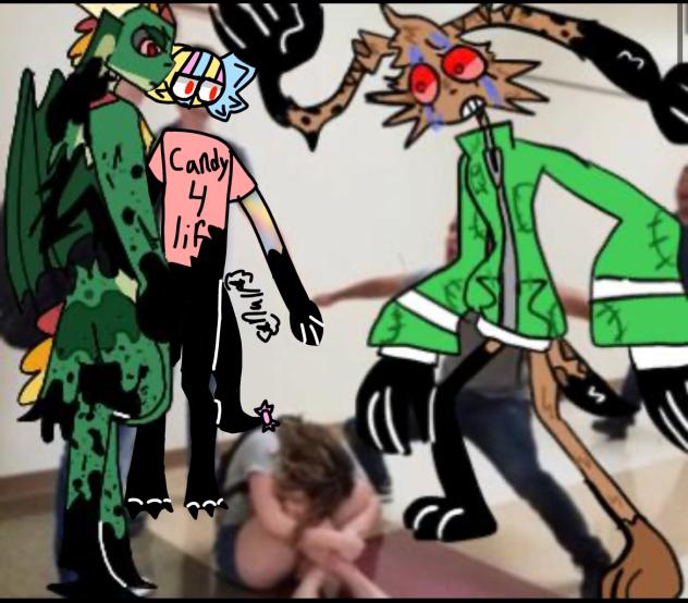 Dandy world Twisted oc collab! - ibisPaint