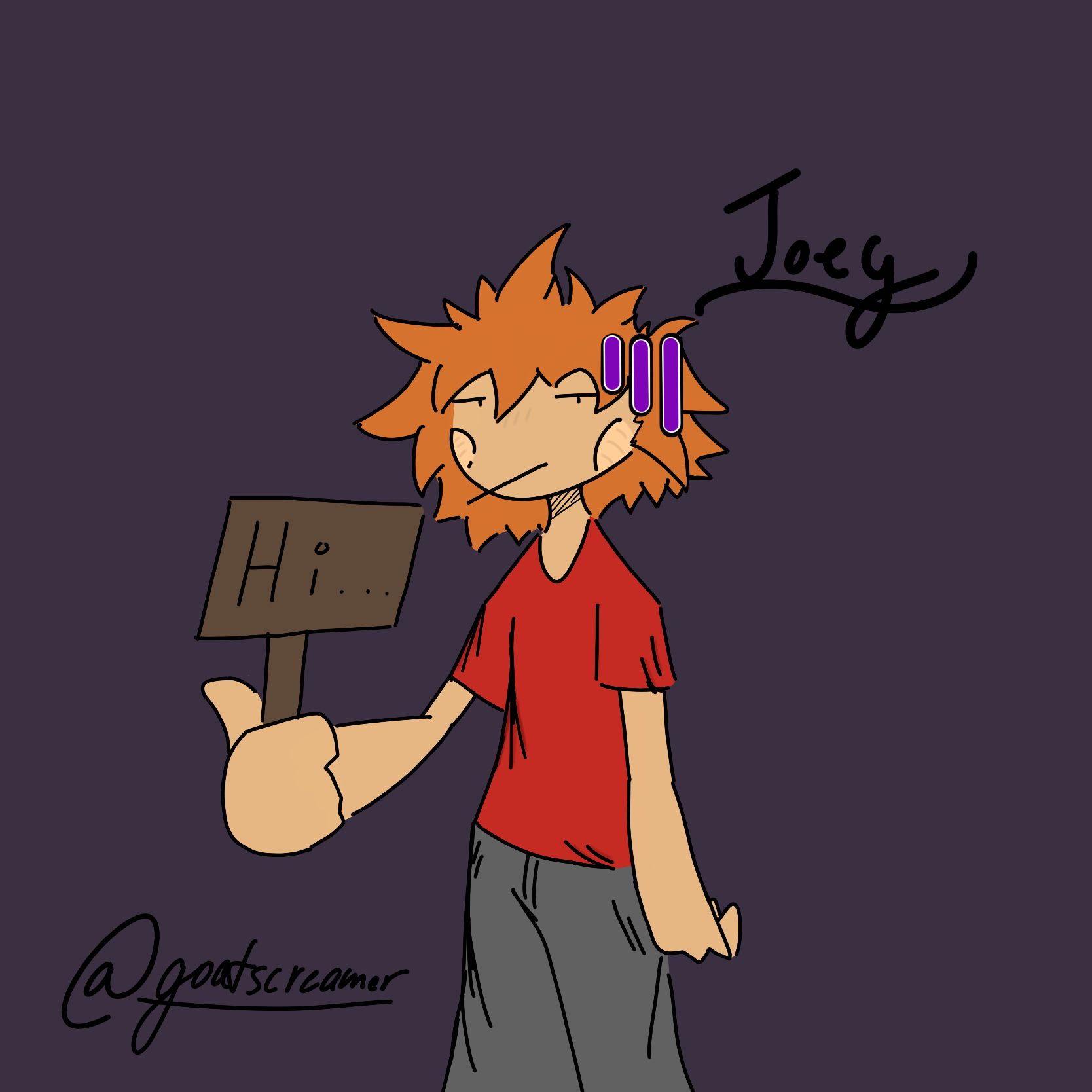 Joey says hi! - ibisPaint
