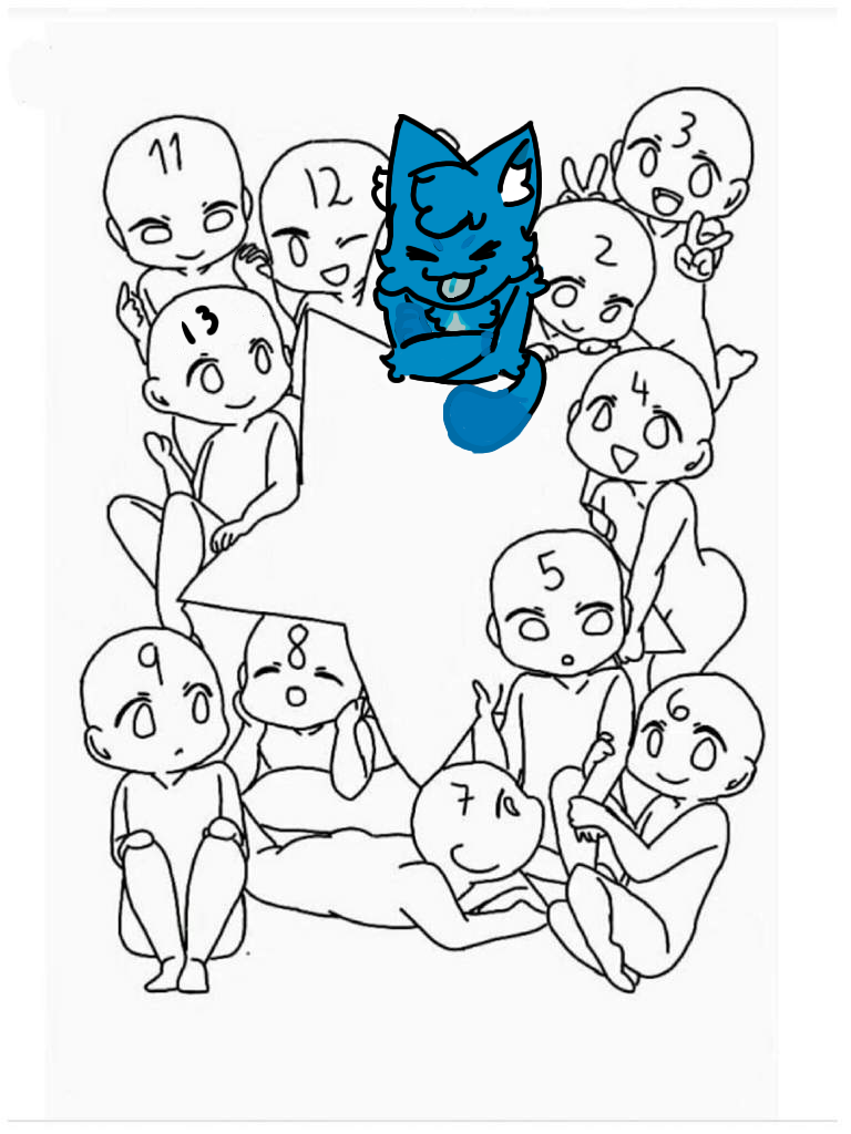 blue gnarpy + make your own narpy - ibisPaint