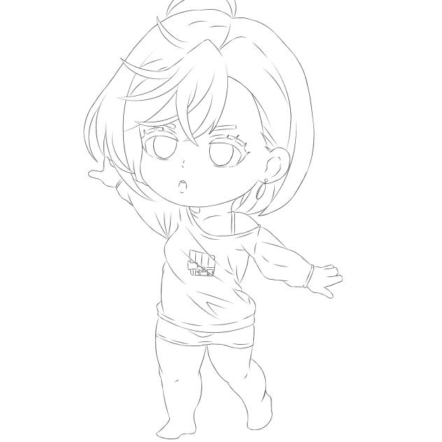 ayase_momo chibi lineart - ibisPaint