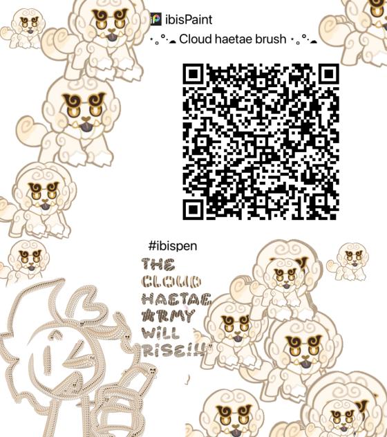 Just a silly lil brush QR code! ^^ - ibisPaint