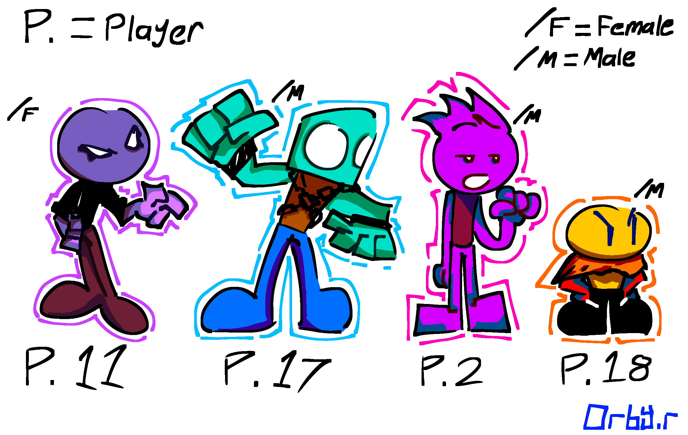 ocs i made out of boredom - ibisPaint