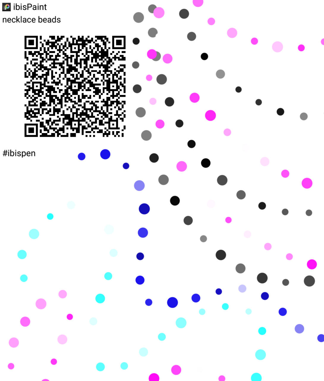 necklace beads - ibisPaint