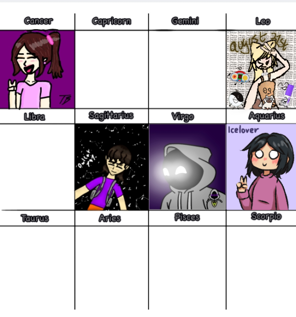 Zodiac Sign Collab 🌌 - ibisPaint