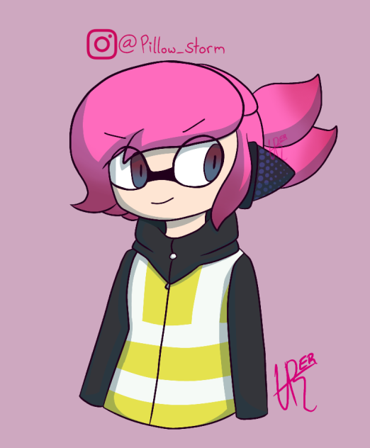 Pink being Agent 3 - ibisPaint