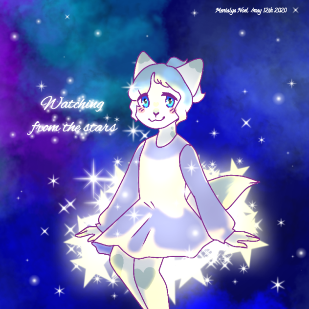 Watching from the stars - ibisPaint