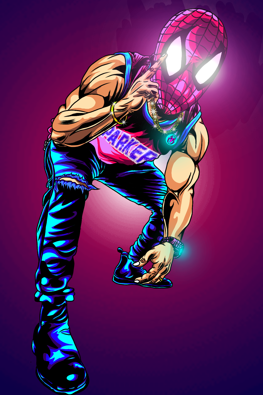 Men Araña - ibisPaint