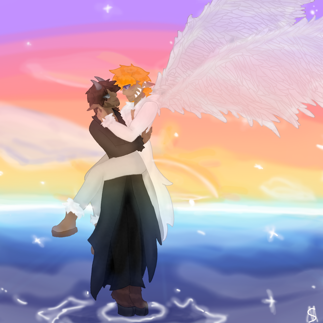 Saytr And A Faery - ibisPaint