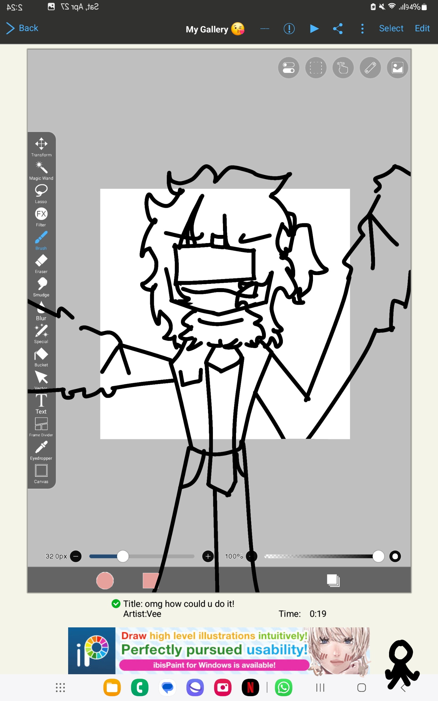 should i continue this drawing - ibisPaint