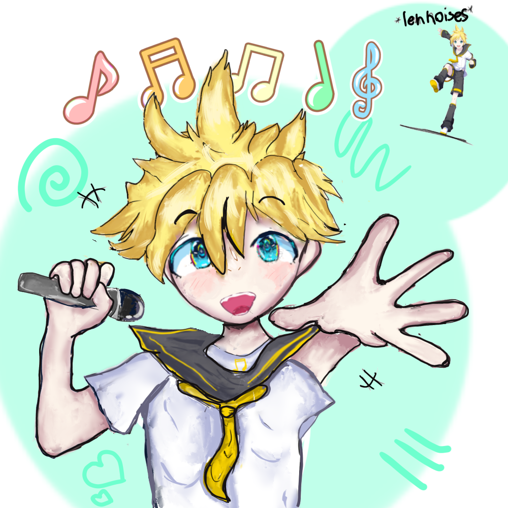 Kagime Len! Anime character boy idk - ibisPaint