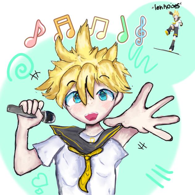 Kagime Len! Anime character boy idk - ibisPaint