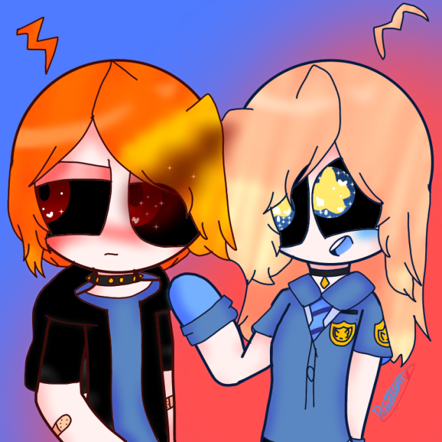 Lucky and Luce(Engaged Oc's read dec) - ibisPaint