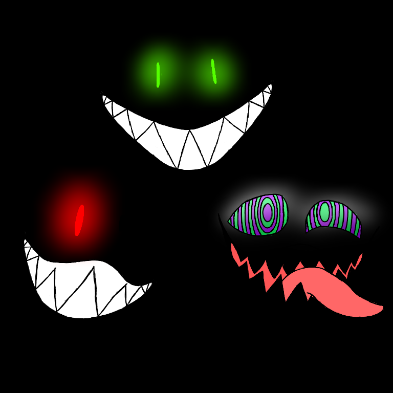 spooky eyes - ibisPaint