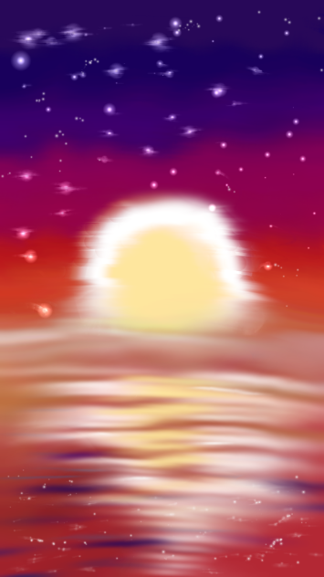 sunset - ibisPaint