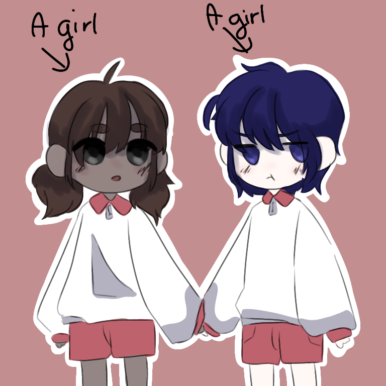 Friends forever (girl version) - ibisPaint