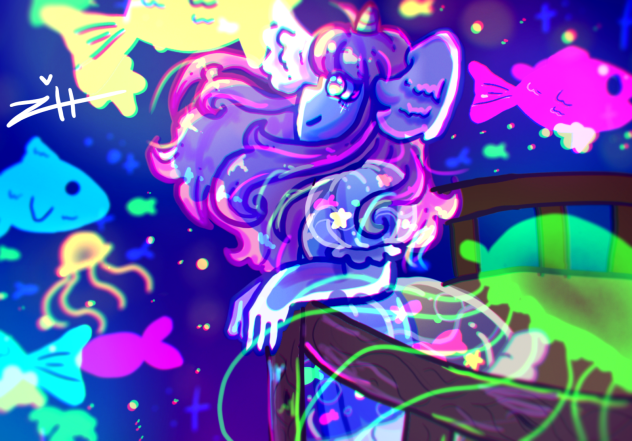 Galaxy of Fish - ibisPaint