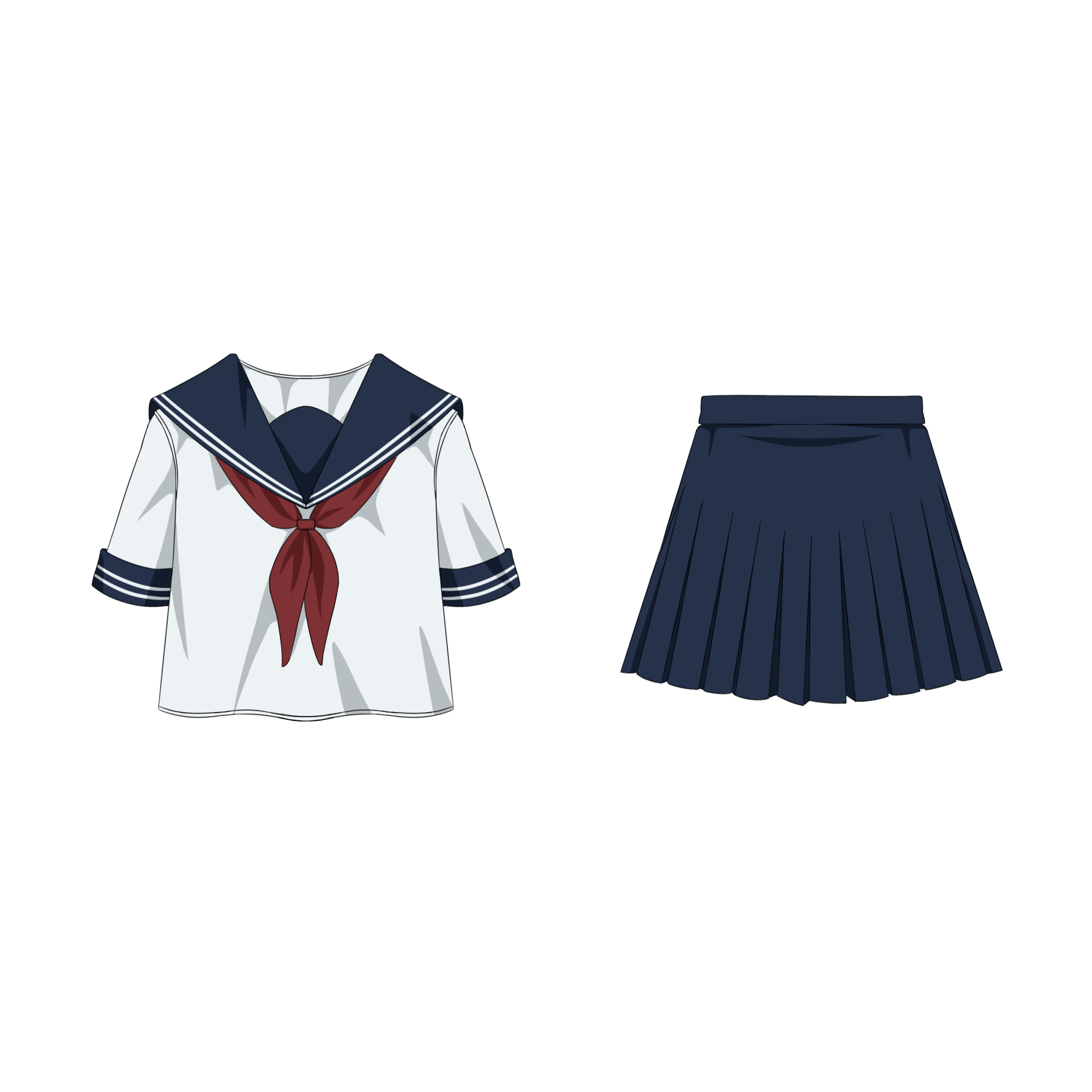 School Uniform-Girl - ibisPaint