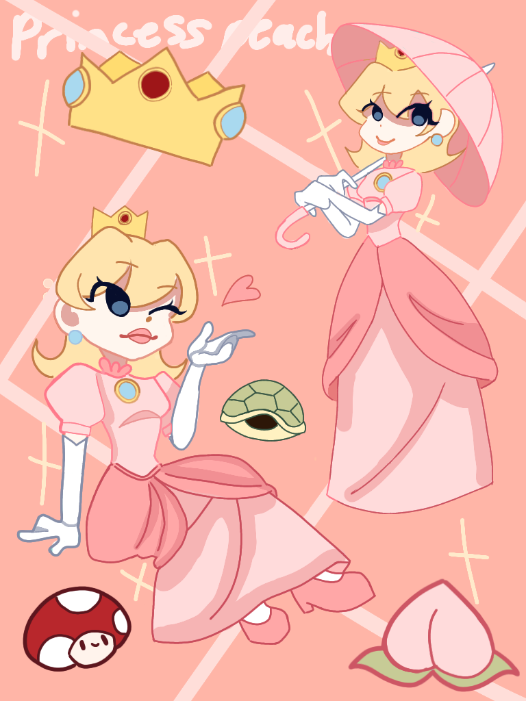 Princess peach - ibisPaint